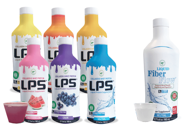 LPS Liquid Protein & Liquid Fiber Flow Combo Pack (32 oz each ...