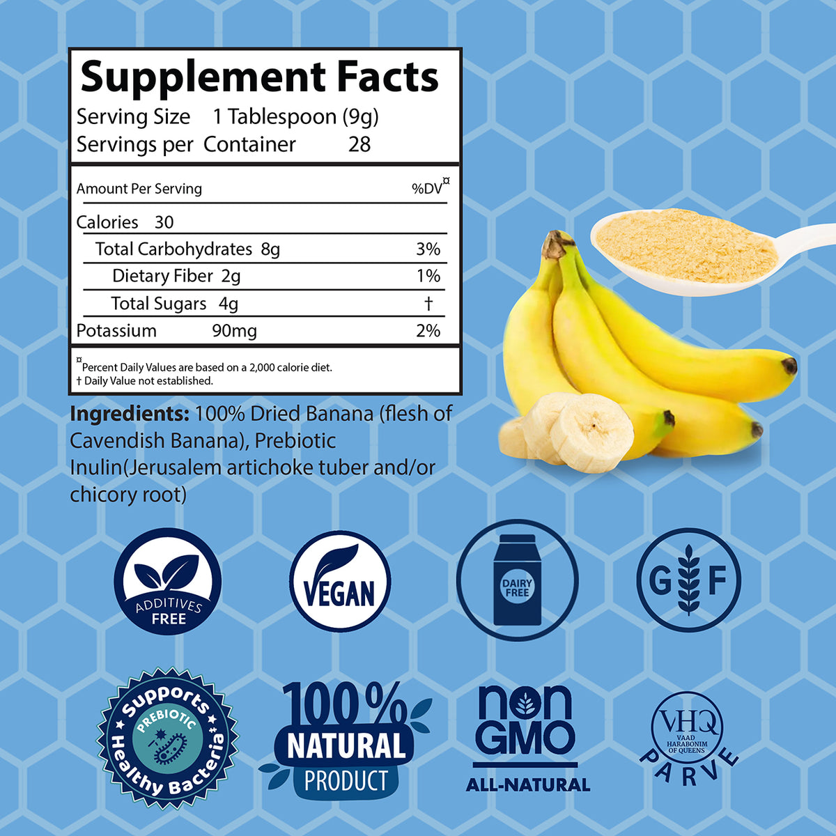 Prebiotic Nana Flakes+® Single Serve Packets (Case of 25) – Nutrition ...